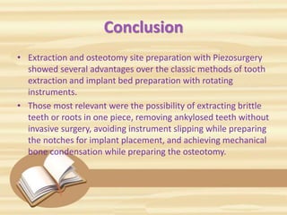 Atraumatic Tooth Extraction and Immediate Implant Placement with ...