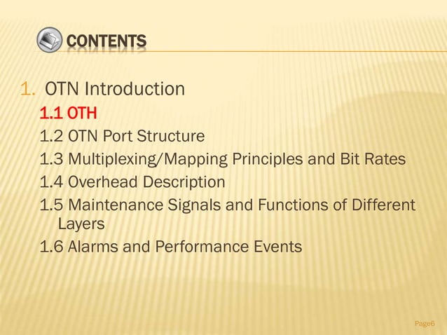 OTN for Beginners | PPTX | Computer Networking | Computing