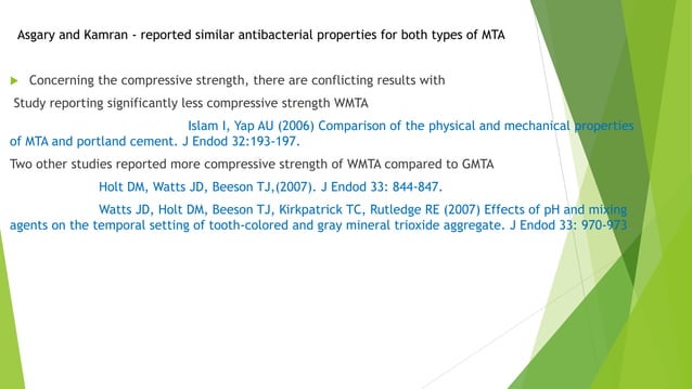 MTA USE IN PEDIATRIC DENTISTRY: LITERATURE REVIEW | PPTX | Dental ...