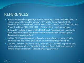 Journal Club presentation for maxillofacial prosthesis | PPTX | Dental ...