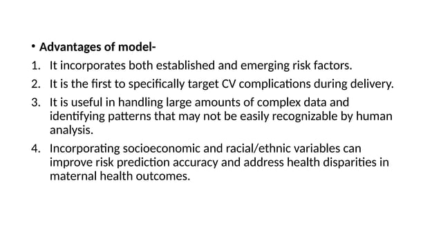 A machine learning risk prediction model for acute peripartum ...