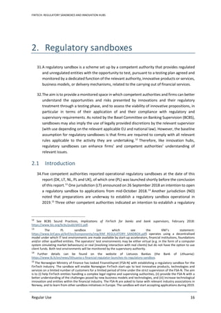 Joint report on regulatory sandboxes and innovation hubs | PDF