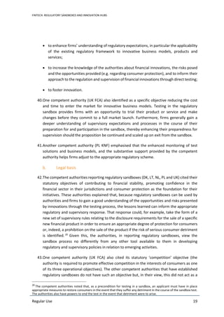 Joint report on regulatory sandboxes and innovation hubs | PDF