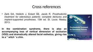Journal club on the classic article of Combination Syndrome | PPTX