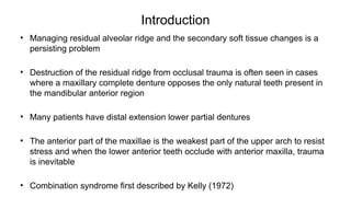 Journal club on the classic article of Combination Syndrome | PPTX