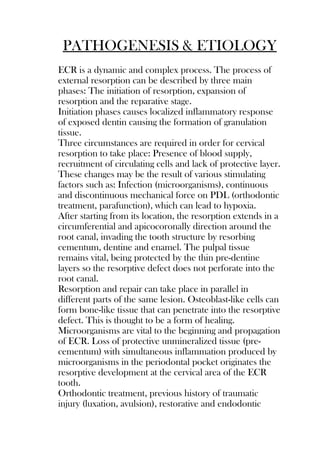JC 2 ECR external cervical resorption in adult tooth | DOCX