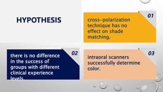 JC 2 Original Research on shade matching | PPT