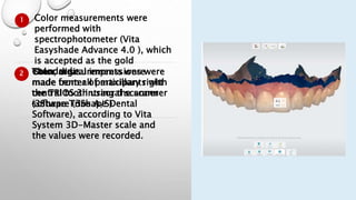 JC 2 Original Research on shade matching | PPT