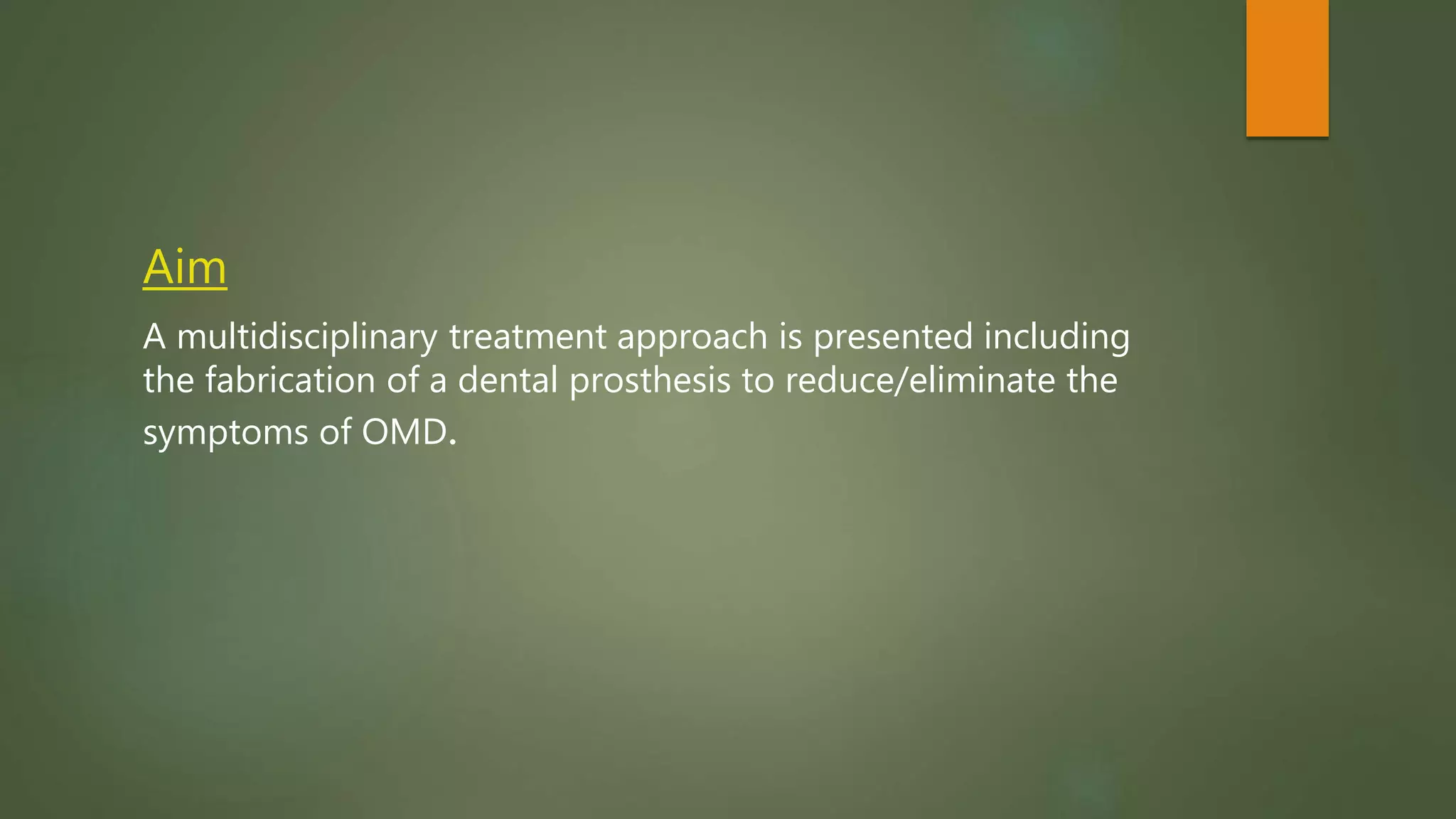 Prosthodontics Journal Club: Management pf a partially edentulous ...