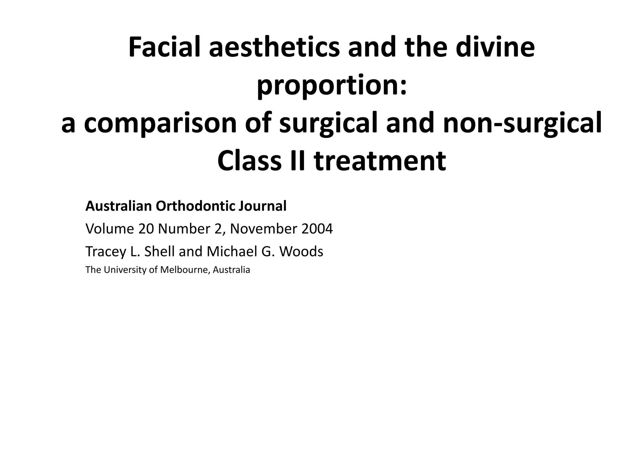 FACIAL ESTHETIC AND DEVINE PROPORTION: jc | PPTX