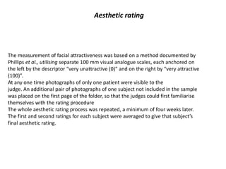 FACIAL ESTHETIC AND DEVINE PROPORTION: jc | PPTX
