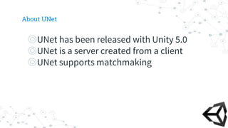 Unity networking | PPTX