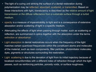 A Comparative Study of Light Transmission by Various Dental Restorative ...