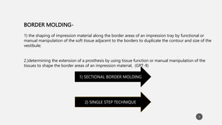 modified technique for single step border molding.pptx