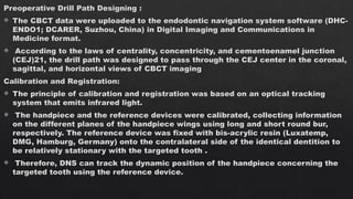 LIMITATION AND MANAGEMENT OF DYNEMIC SYSTEM FOR LOCATING CALCIFIED CANALYNEMIC NAVIGATION SYSTEM ...