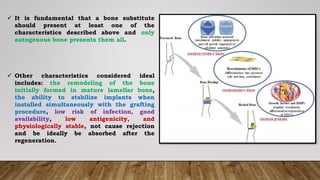 bone grafts and substitutes | PPTX