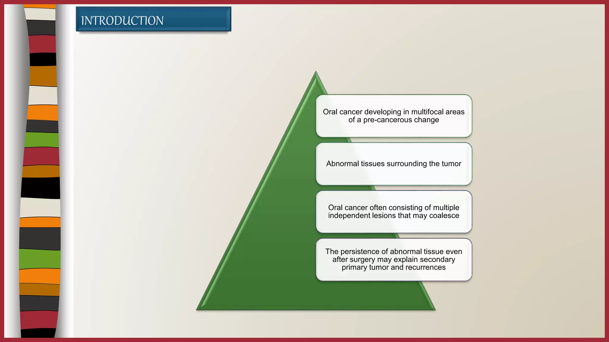 oral field cancerization - Dr Sanjana Ravindra | PPTX
