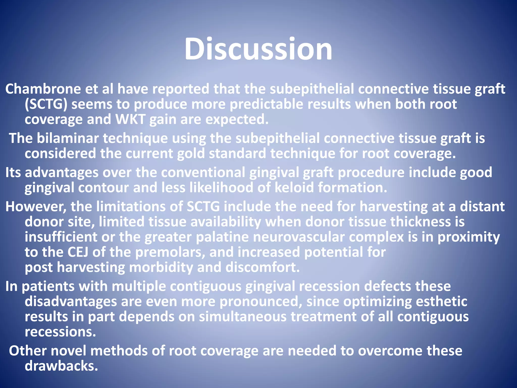 Multiple Gingival Recession Defects | PPTX