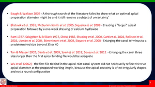 Master apical file size – smaller or larger: a systematic review of ...