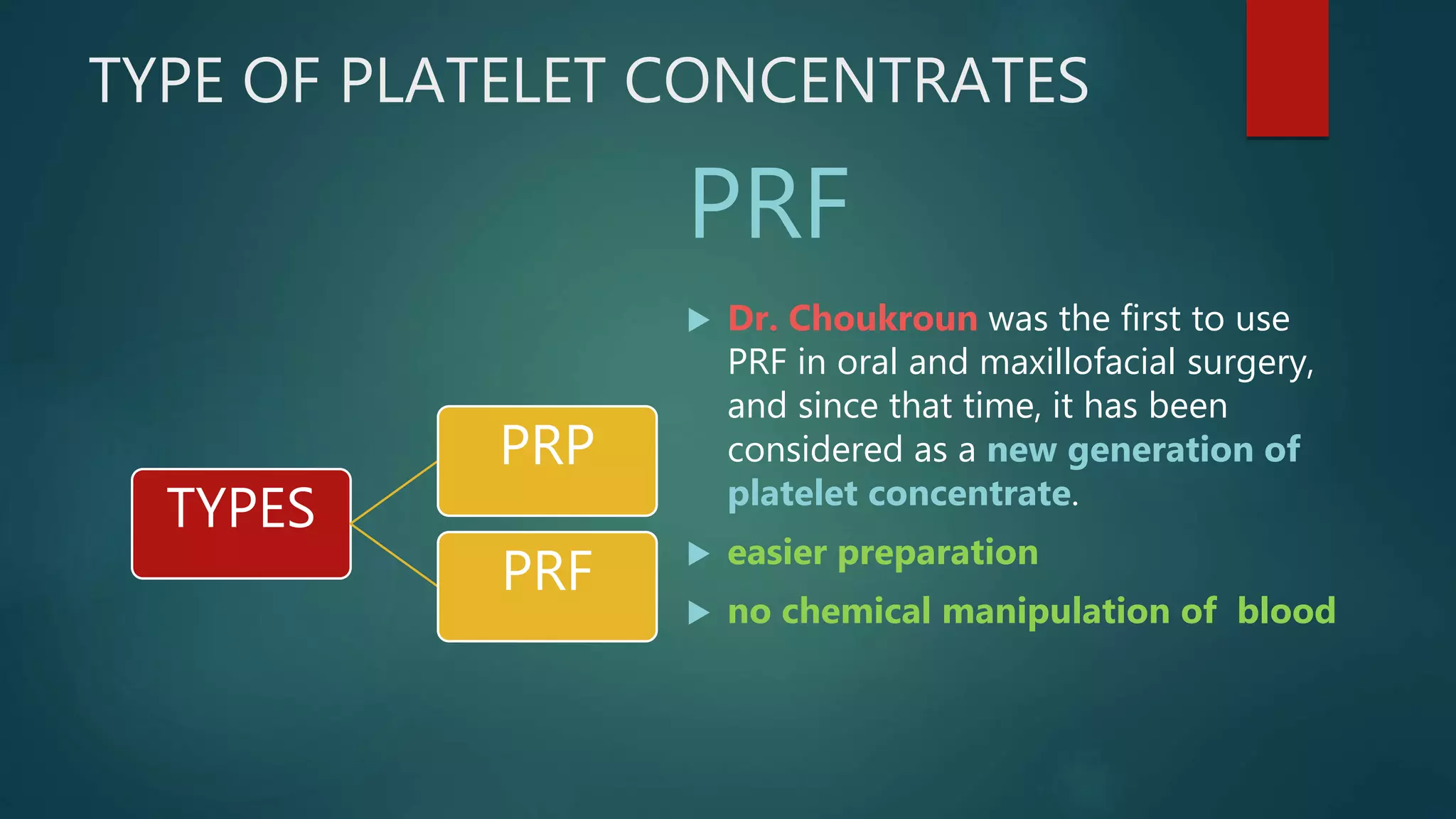 JOURNAL CLUB PRESENTATION IN PROSTHODONTICS ON PLATELET RICH FACTOR | PPTX