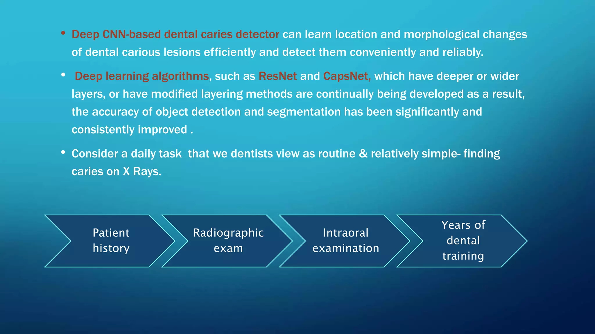 Artificial Intelligence In Caries Diagnosis Pptx