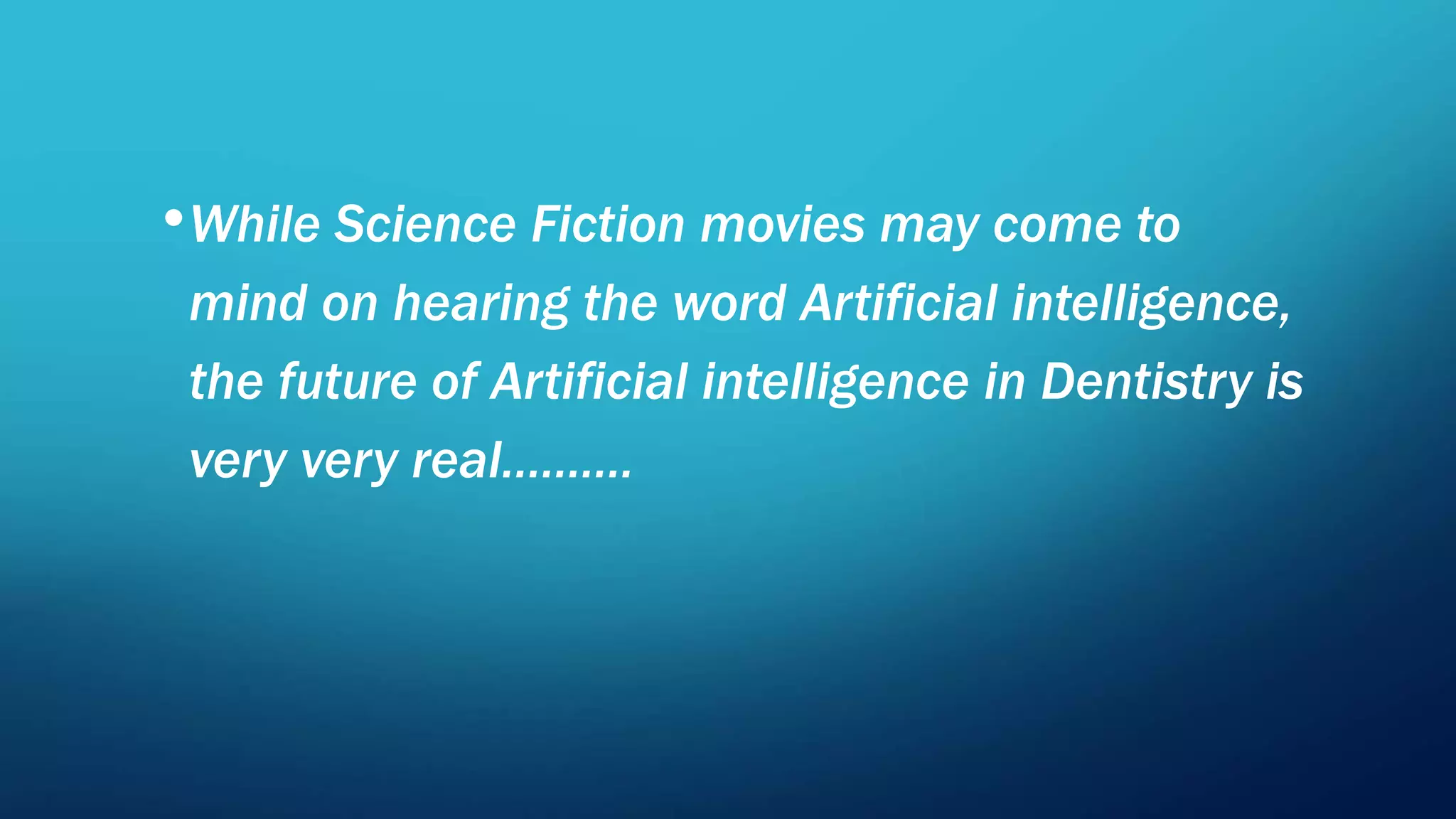 Artificial intelligence in Caries Diagnosis | PPTX