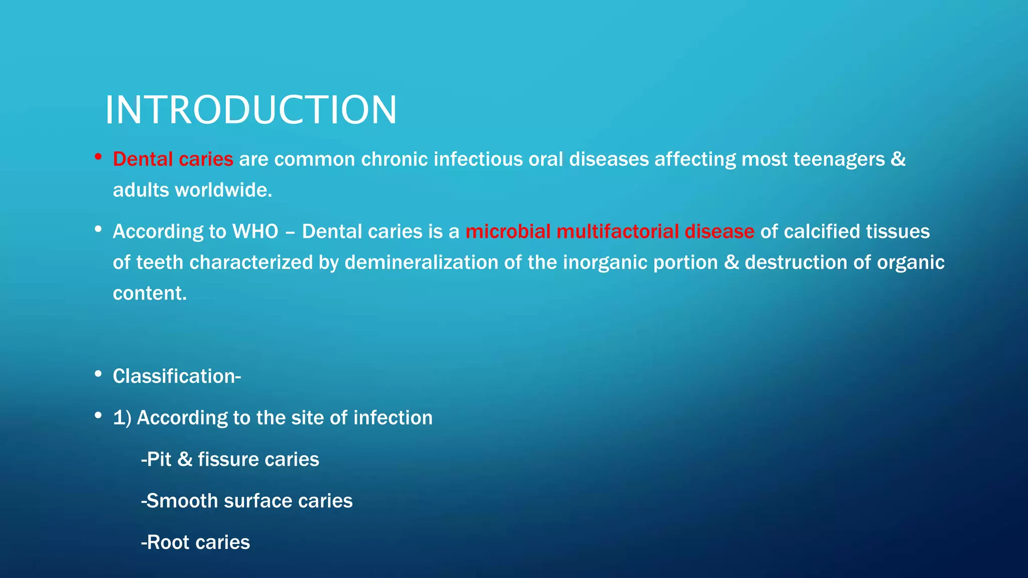 Artificial intelligence in Caries Diagnosis | PPTX