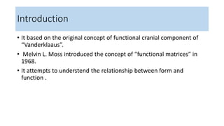 The Primary role of functional matrices in facial growth- Moss ...
