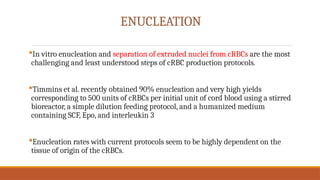 production of cultured red blood cells from stem cells | PPT