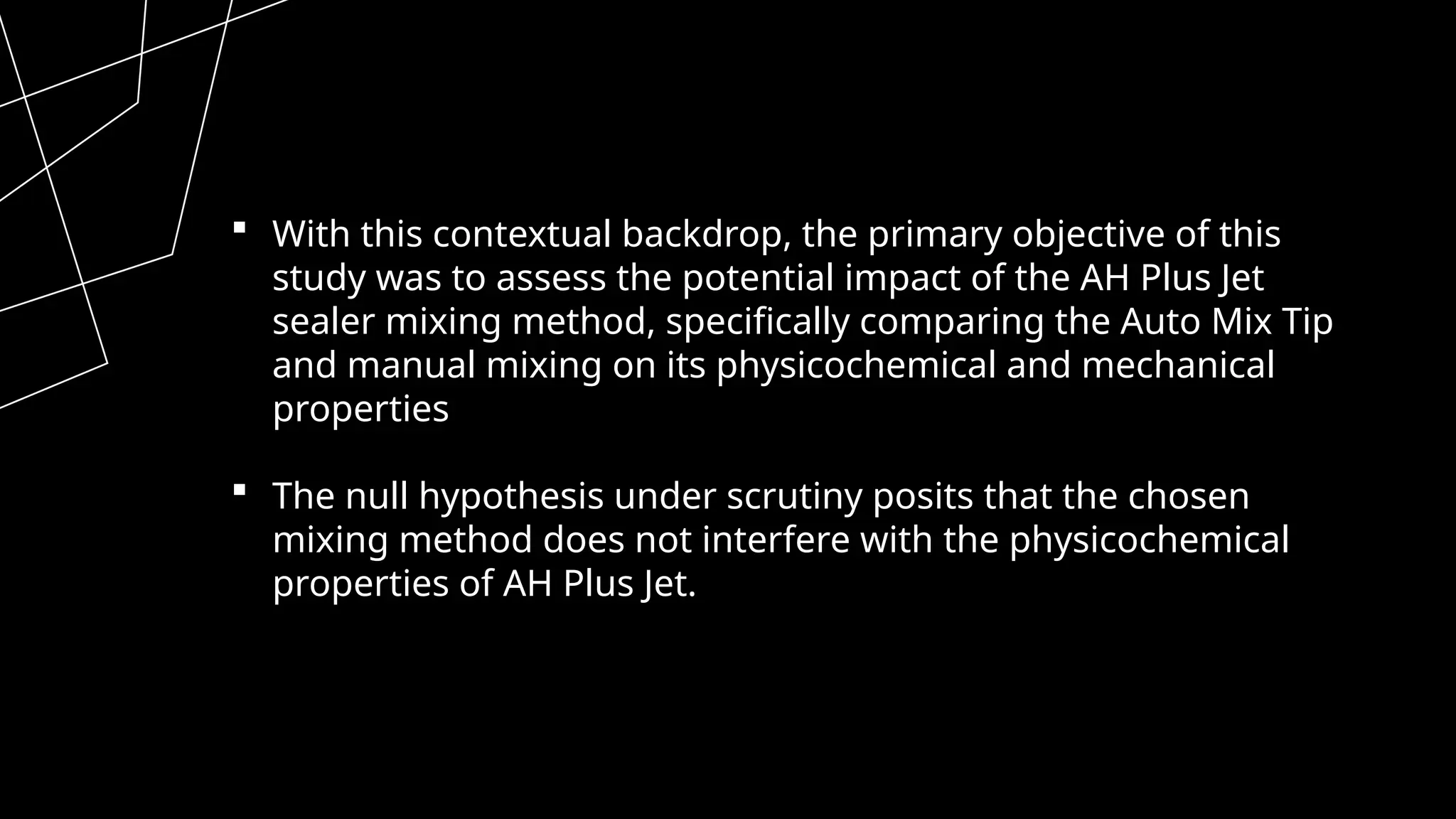 Does the Mixing Method of AH Plus Jet Affect its Physicochemical and ...