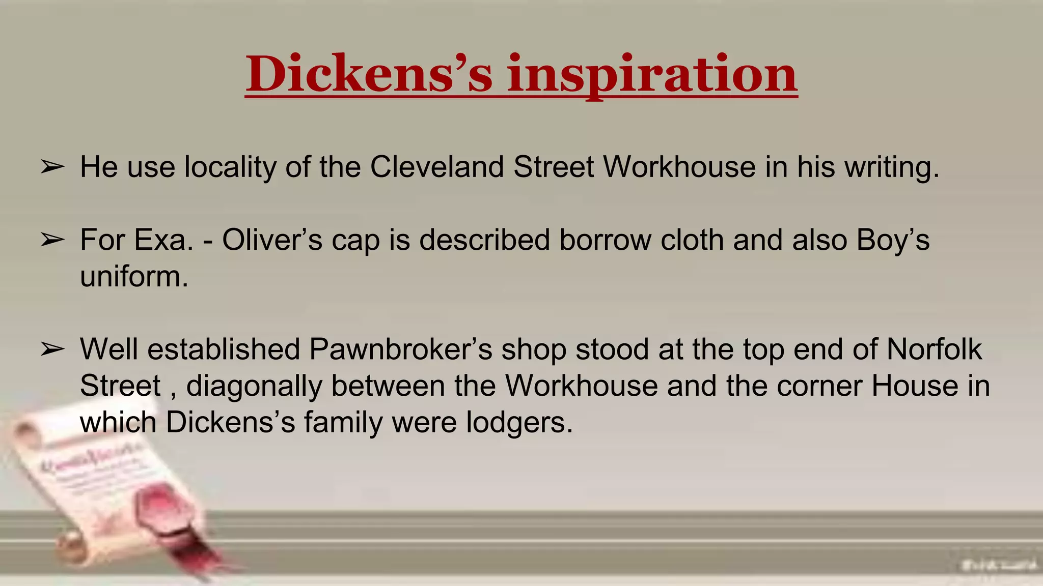 Oliver Twist and The Workhouse | PPTX