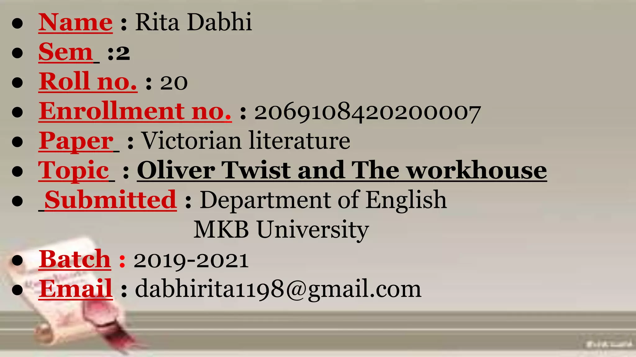 Oliver Twist and The Workhouse | PPTX
