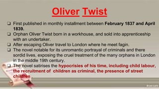 Oliver Twist and The Workhouse | PPTX