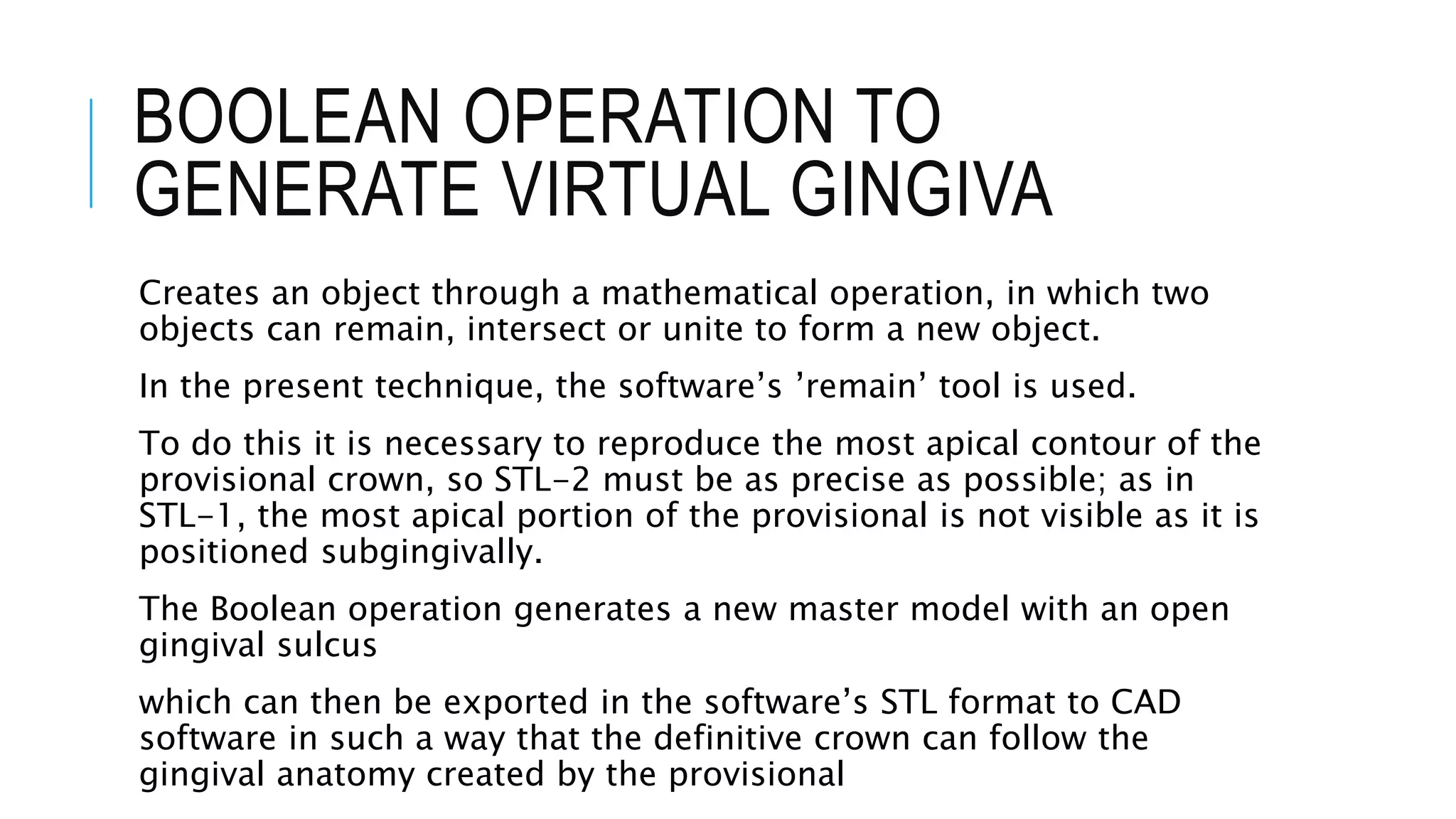 JOURNAL CLUB PRESENTATION IN PROSTHODONTICS on biologically oriented ...