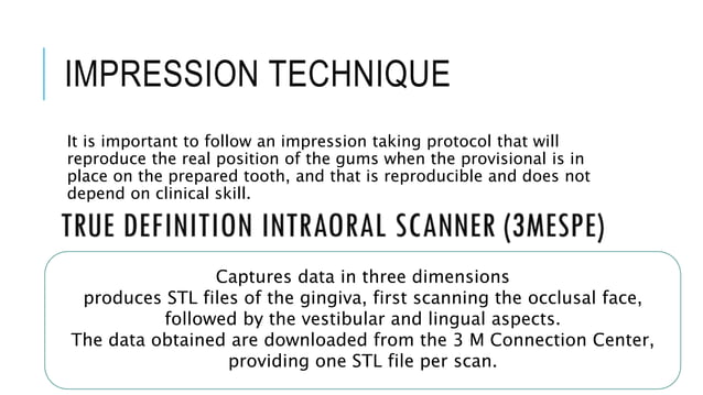 JOURNAL CLUB PRESENTATION IN PROSTHODONTICS on biologically oriented ...