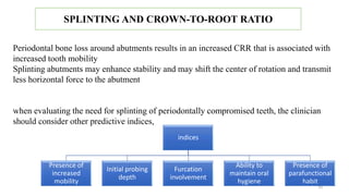 prosthodontic concept of crown to root ratio.pptx
