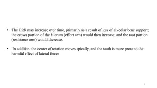prosthodontic concept of crown to root ratio.pptx