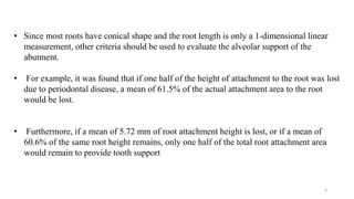 prosthodontic concept of crown to root ratio.pptx