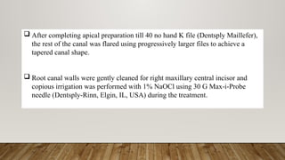 low level laser therapy for management for apical lesions | PPTX