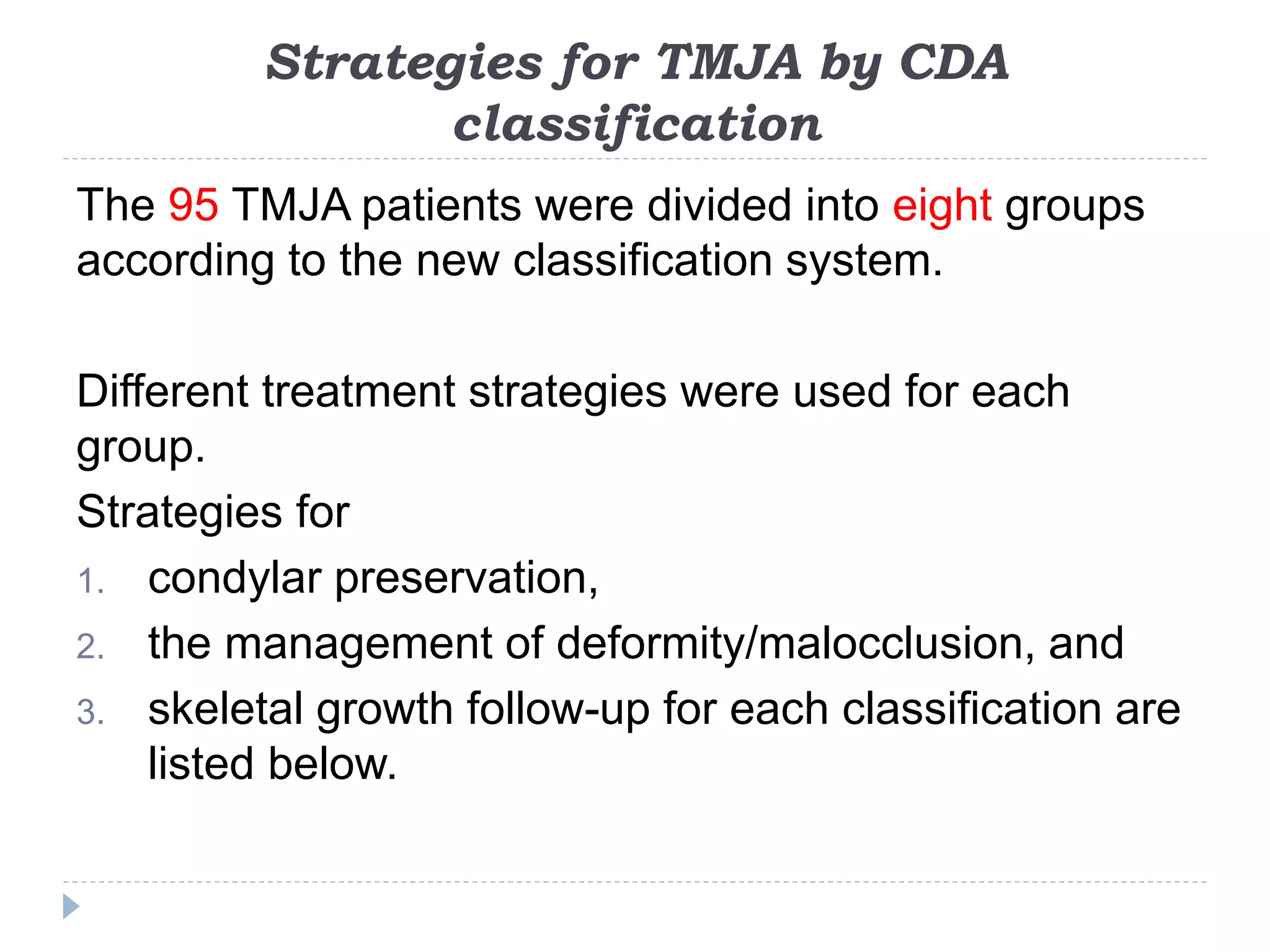 New Clinical Classification & Treatment Strategies For TMJ Ankylosis | PPTX