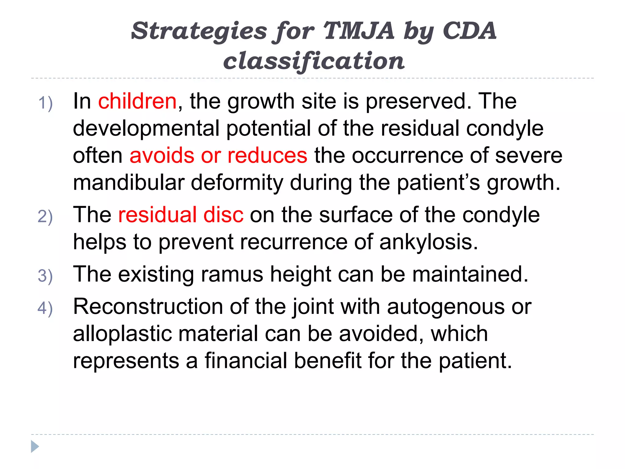 New Clinical Classification & Treatment Strategies For TMJ Ankylosis | PPTX