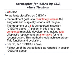 New Clinical Classification & Treatment Strategies For TMJ Ankylosis | PPTX
