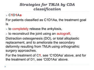New Clinical Classification & Treatment Strategies For TMJ Ankylosis | PPTX