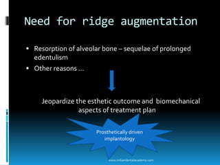 The Controlled Assisted Ridge Expansion Technique for Implant placement ...
