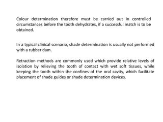 Journal -Effect of time on tooth dehydration and rehydration | PPTX