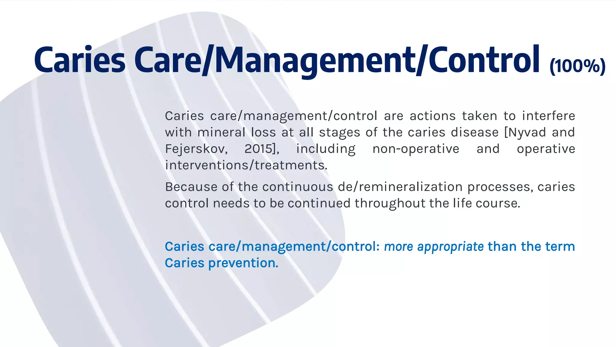 JOURNAL CLUB: Terminology of Dental Caries and Dental Caries Management ...