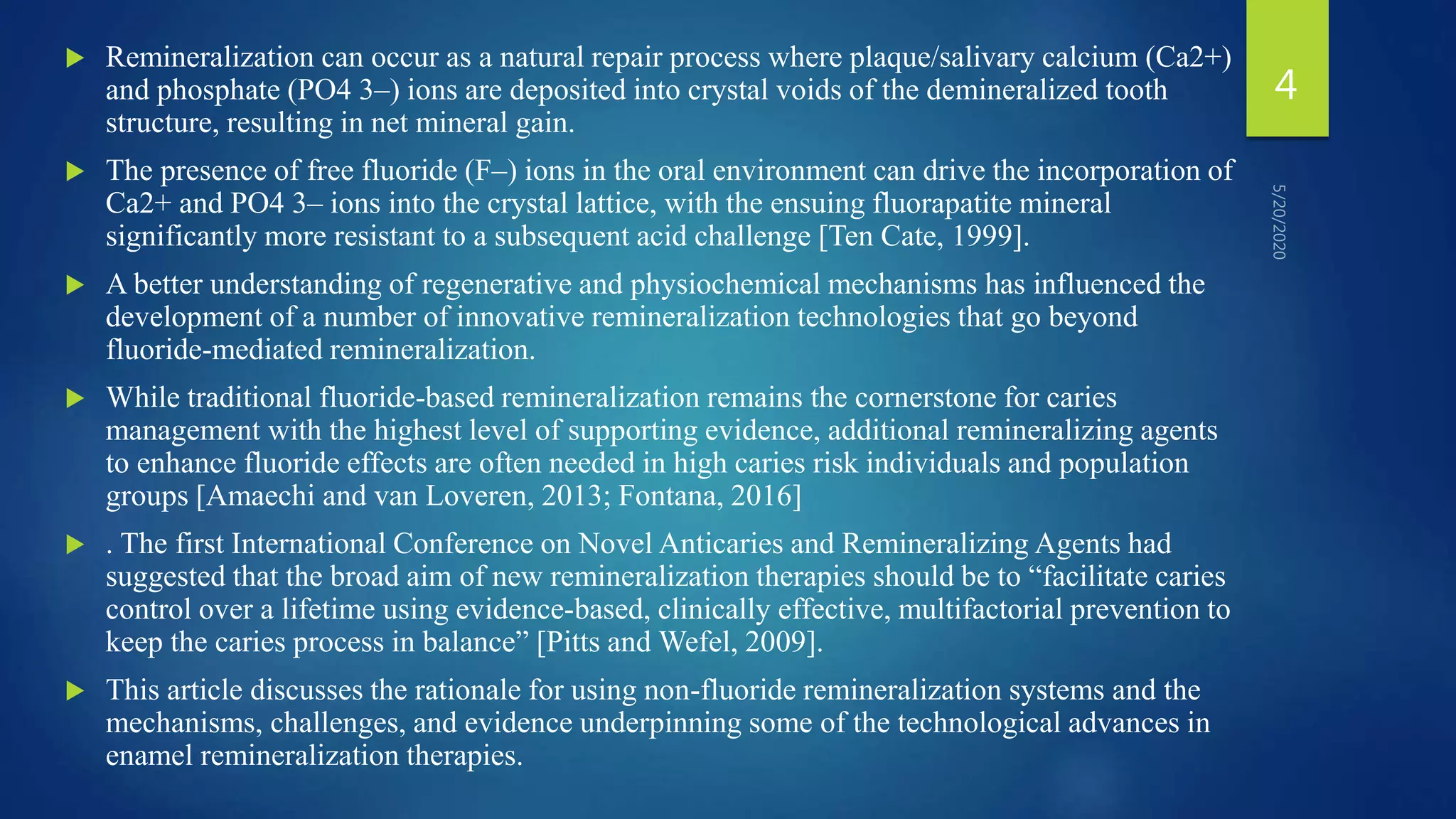 Enamel Remineralization systems | PPTX