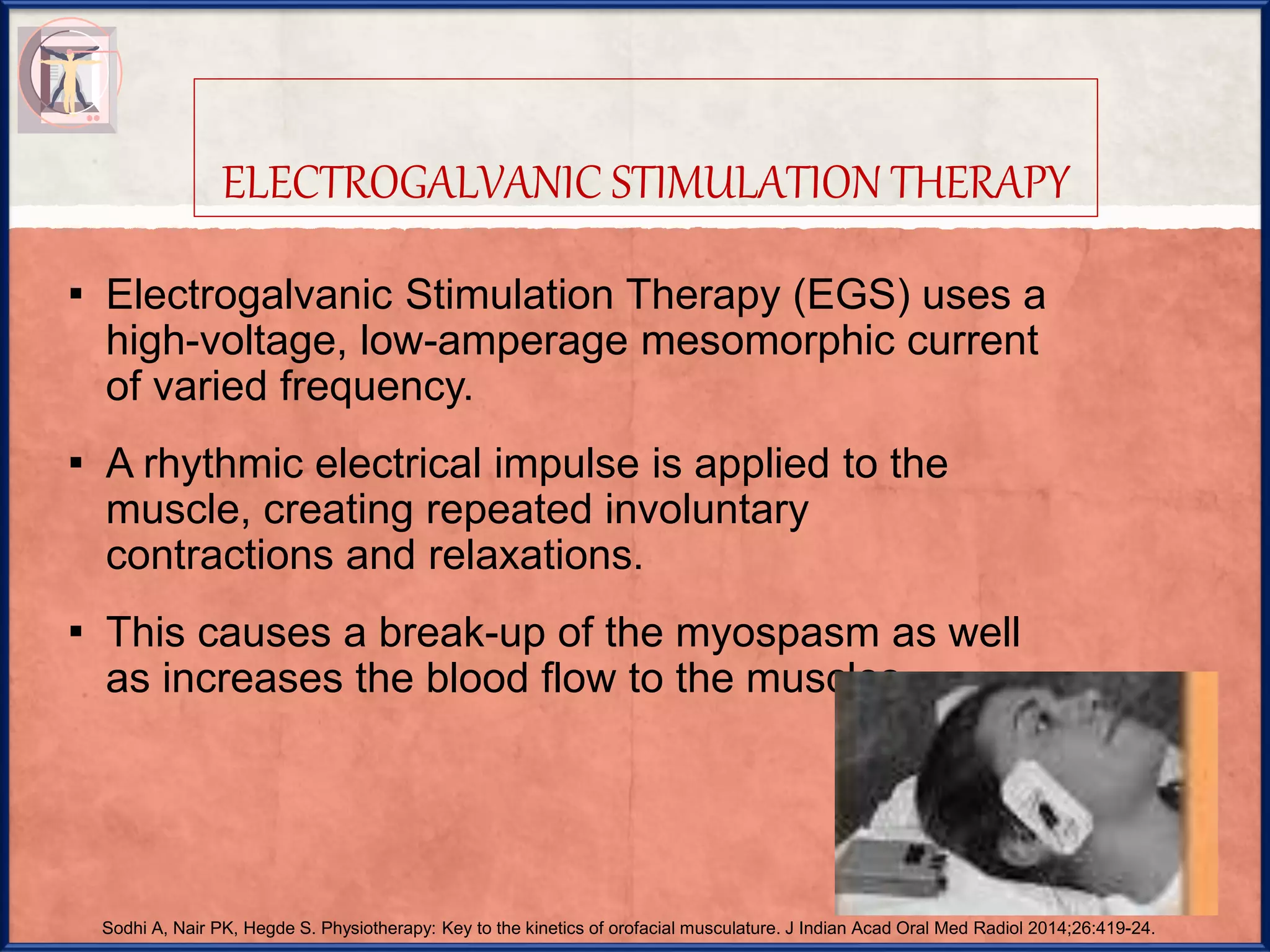 Physiotherapy in dentistry - Dr Sanjana ravindra | PPTX