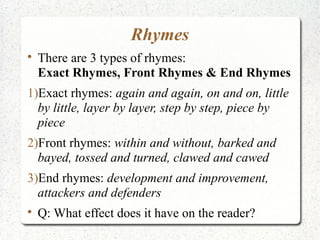 Jc A - Literary devices | PPT