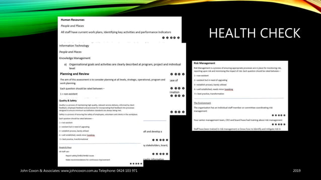 'Building Blocks' assessing capacity & capabilities in nonprofit orgs | PPT